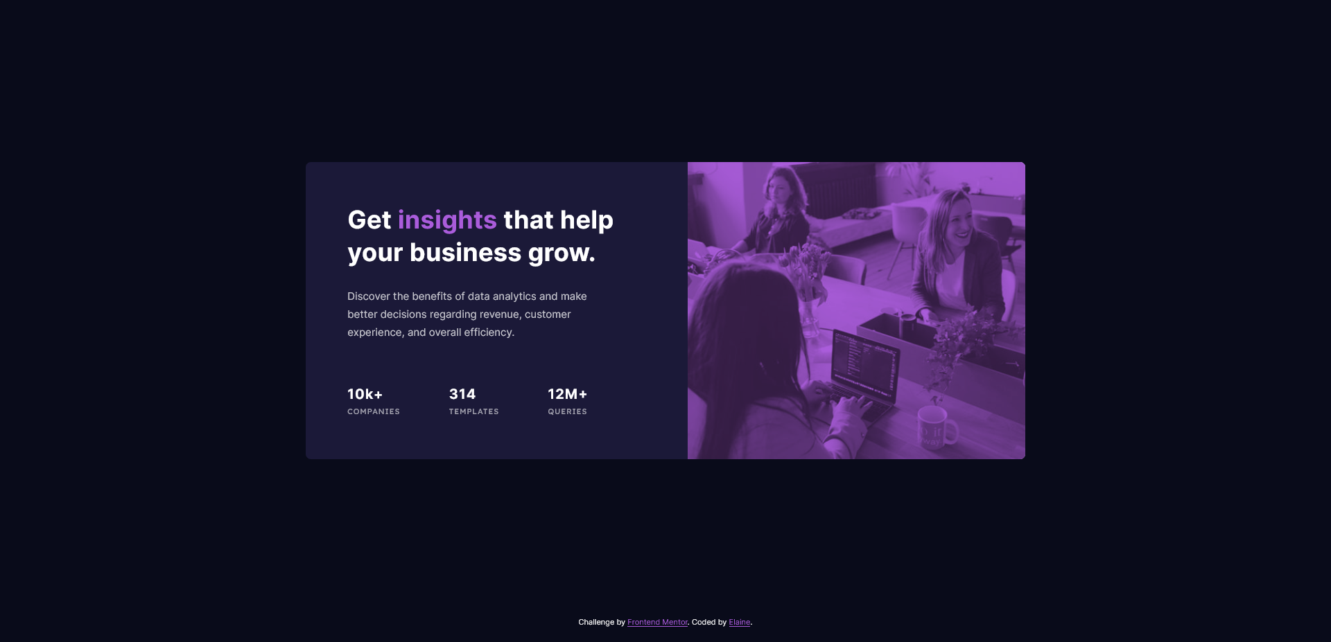 Frontend Mentor Challenges